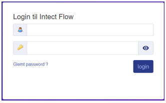 Intect Flow - Login – Intect Danmark