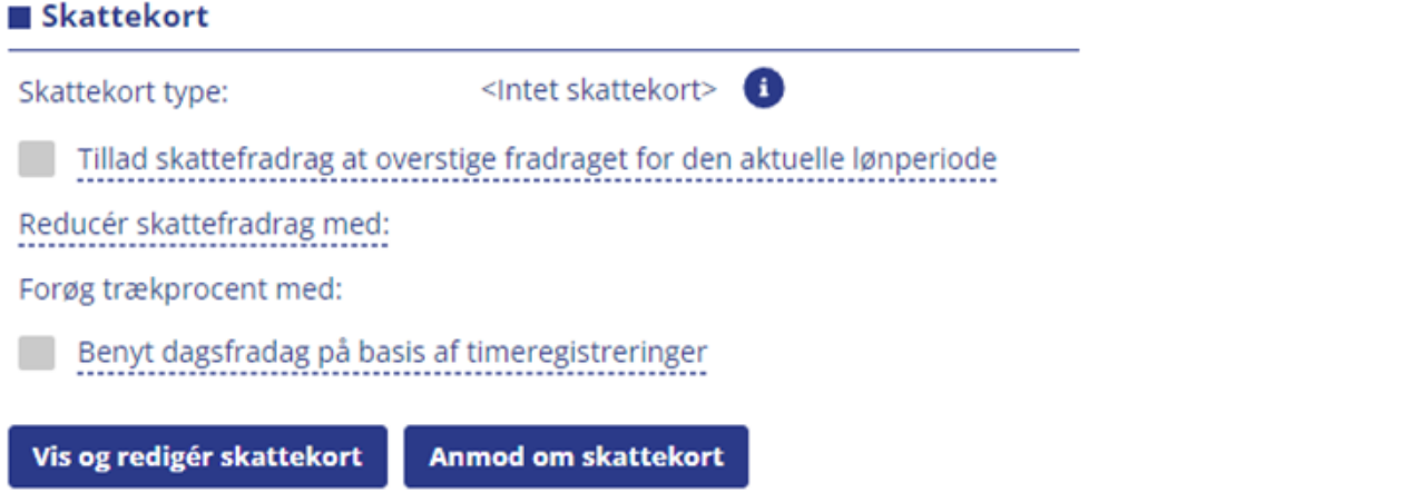 Skattekort – Intect Danmark